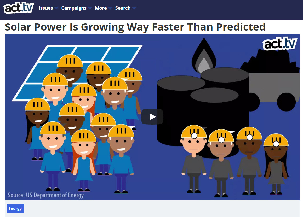 "Solar Power is Growing Way Faster Than Predicted"
